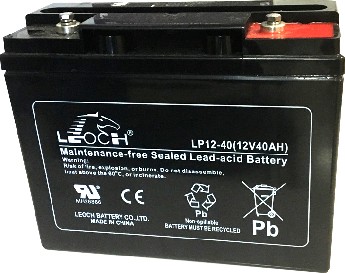UPS-ის აკუმულატორი 12V/40AH - Leoch • LP12-40