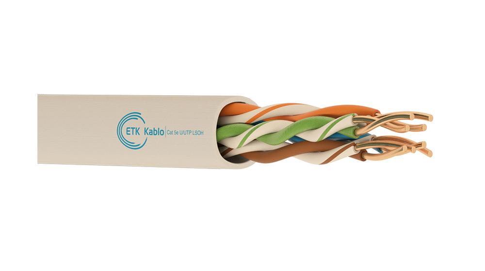 Ethernet Cables - Cat5e UTP 24AWG LSZH 100% Cuprum Indoor 305 Metre ...