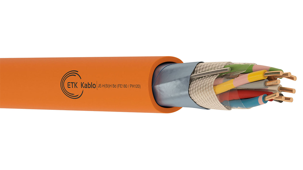 Fire Resistant Cables 1x2x0.8mm +0.8mm-100m • JE-H(St)H Bd FE180 PH120 ...