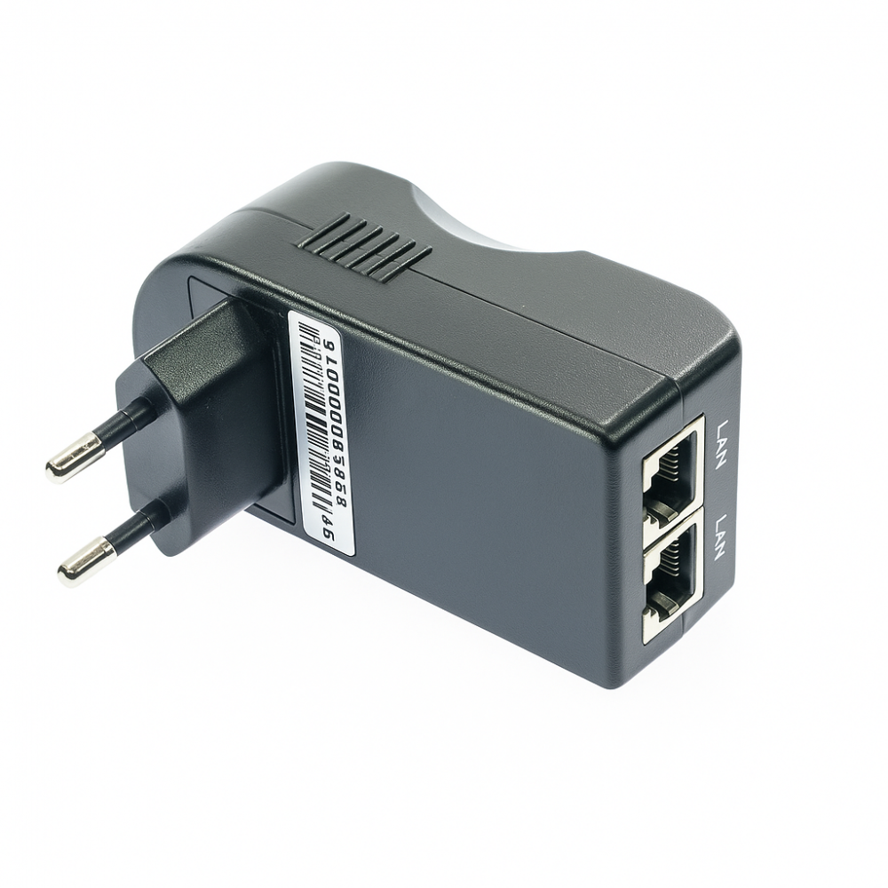 PoE Injector, 24VDC, 30W, 100Mbit • POE-24-1.25A