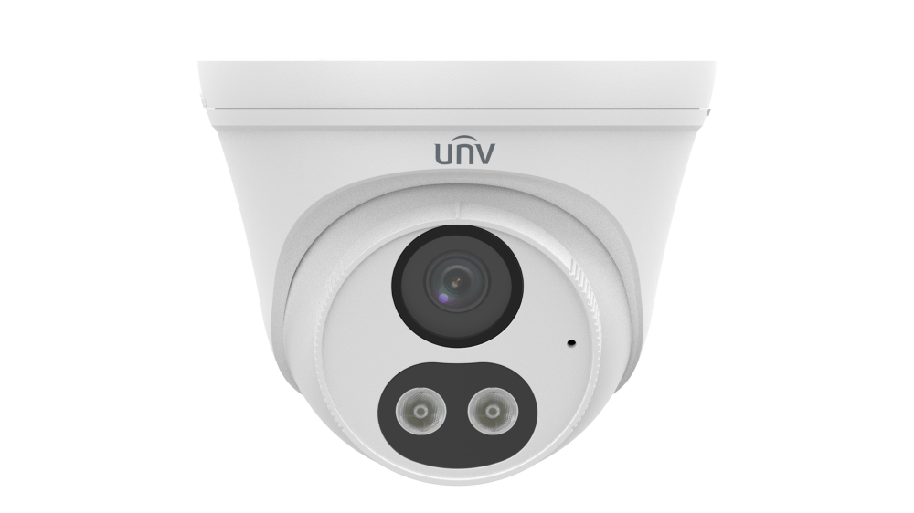 IP კამერა - 8მპ, 2.8მმ, Turret, UMD, Mic, SD, ANR, ColorHunter, Uniview ...