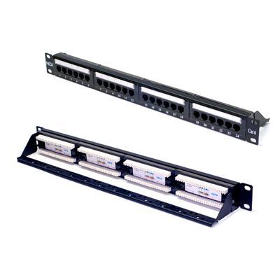 CAT6 UTP PATCH PANEL 1U • PP-CAT6-UTP-24 • NEX